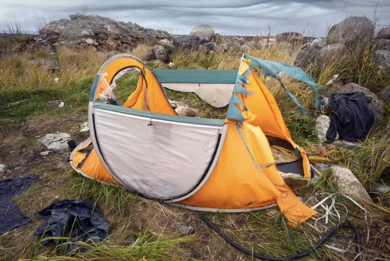 Tent Camping in Strong Winds