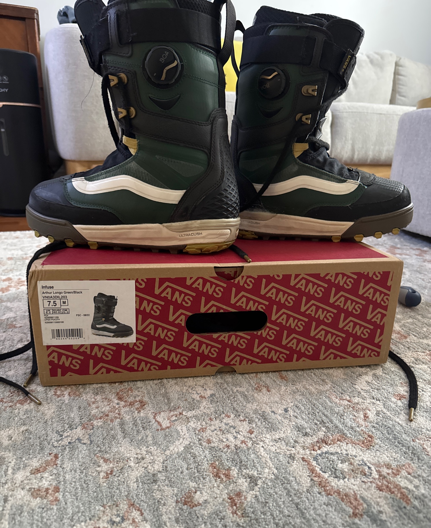 Vans infuse 7.5 men’s - Snowboard Boots | SENDY