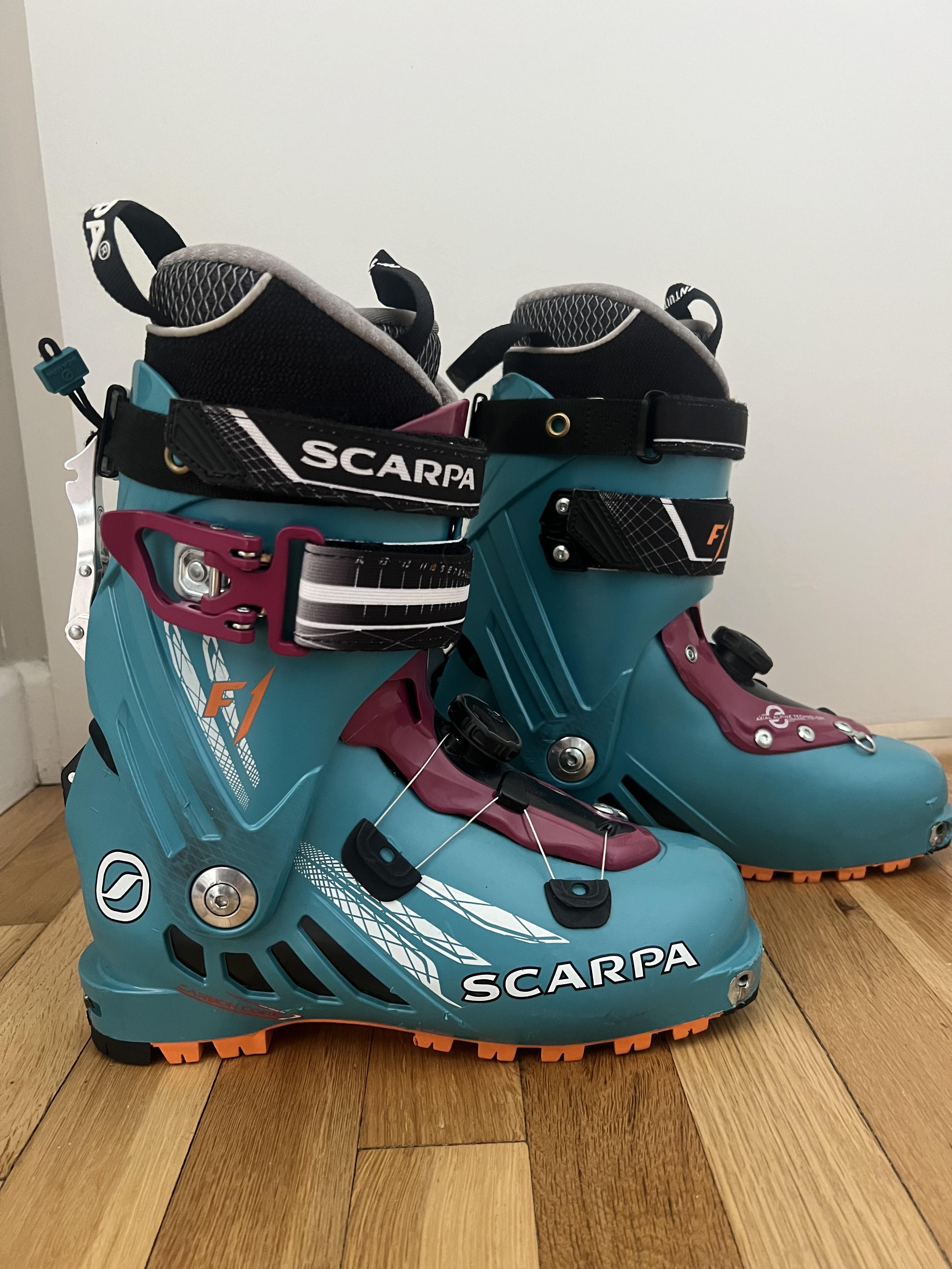 2021 Scarpa Women's F1 Alpine Touring/Backcountry Ski Boot 24.5 ...