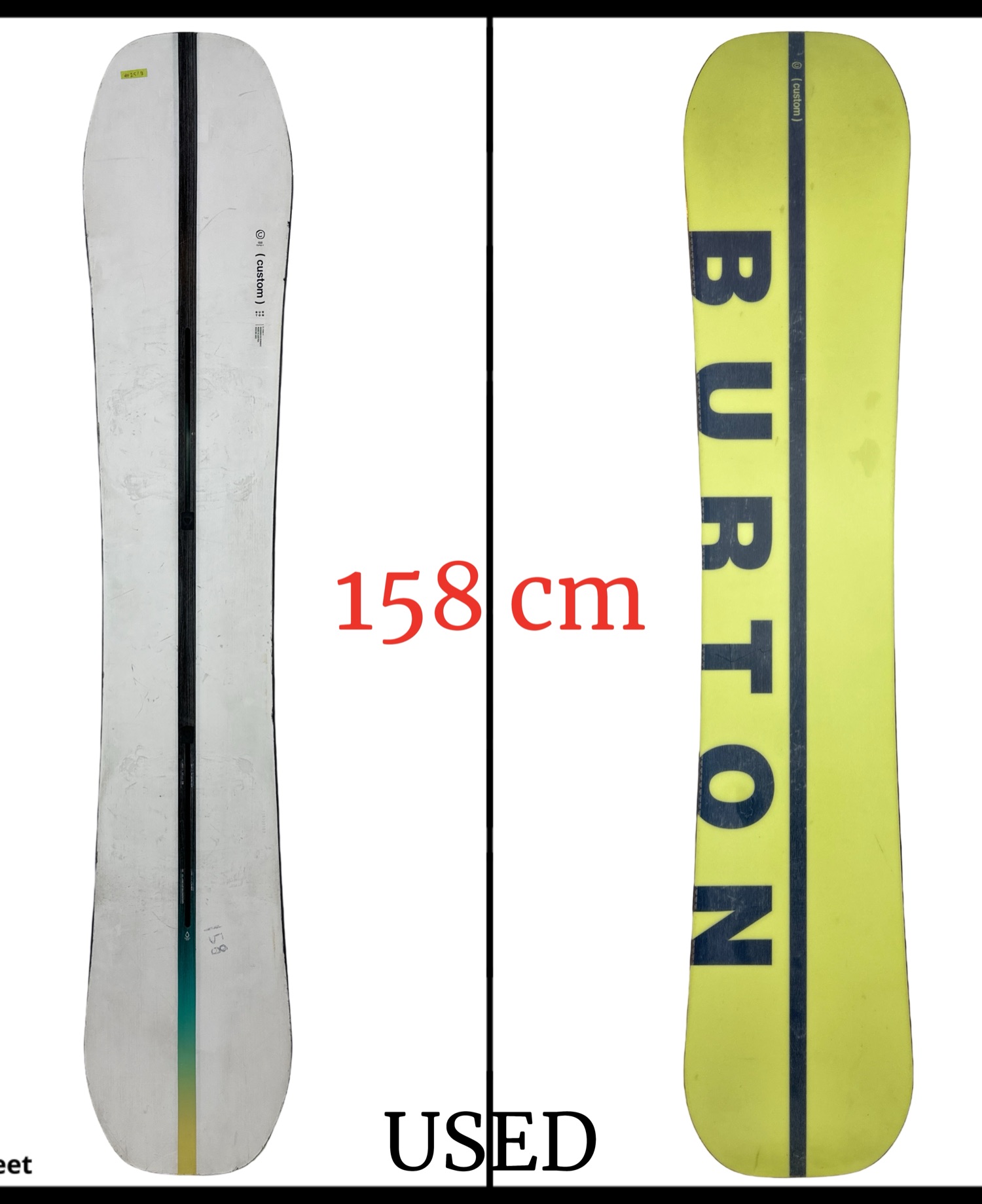 #2519 Burton Custom Flying V Mens Snowboard 158 cm 2022 - Snowboards ...