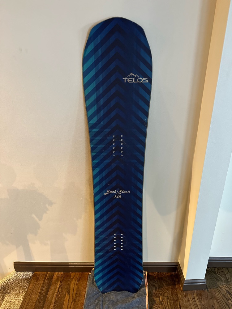 Telos Backslash 148 cm Powder Board w/ 2 Premium Binding Options ...
