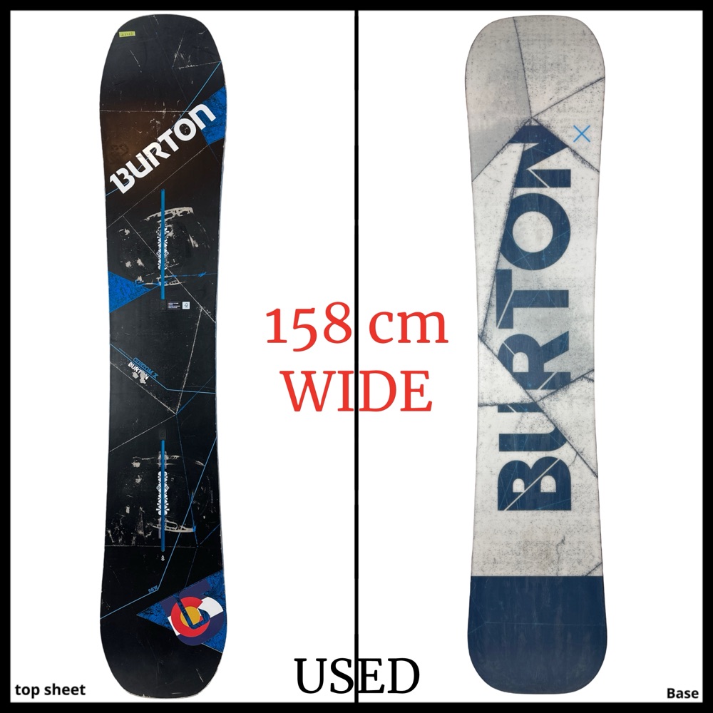 #2462 Burton Custom X Camber Mens Snowboard 158 WIDE 2018 - Snowboards ...