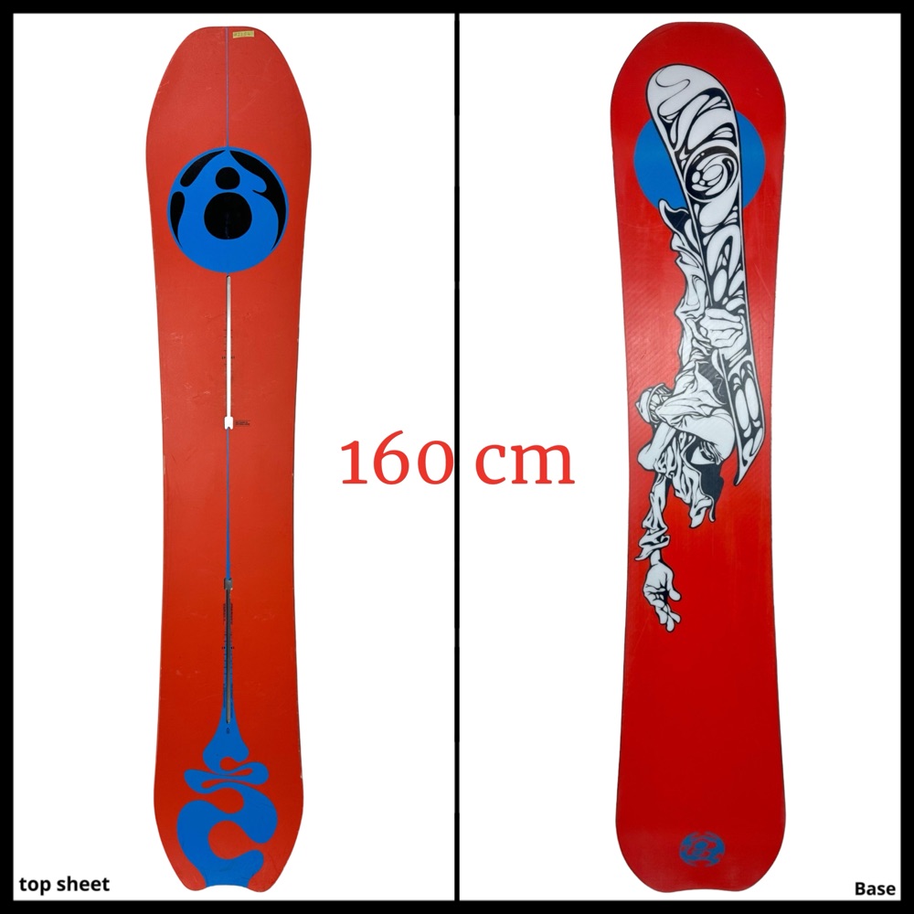 #2257 Burton Deep Thinker Directional Camber Mens Snowboard 160 cm ...