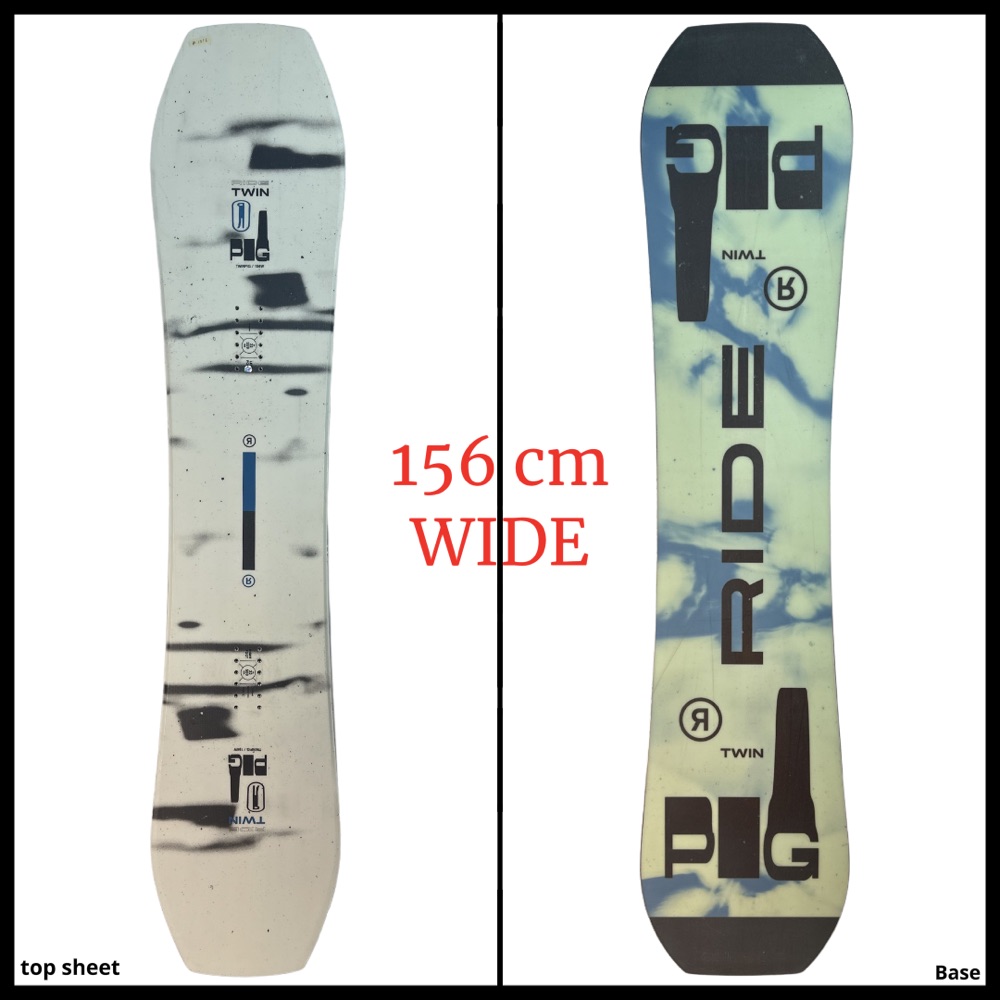 #1316 Ride Twinpig Mens Snowboard 156 WIDE 2023 - Snowboards | SENDY