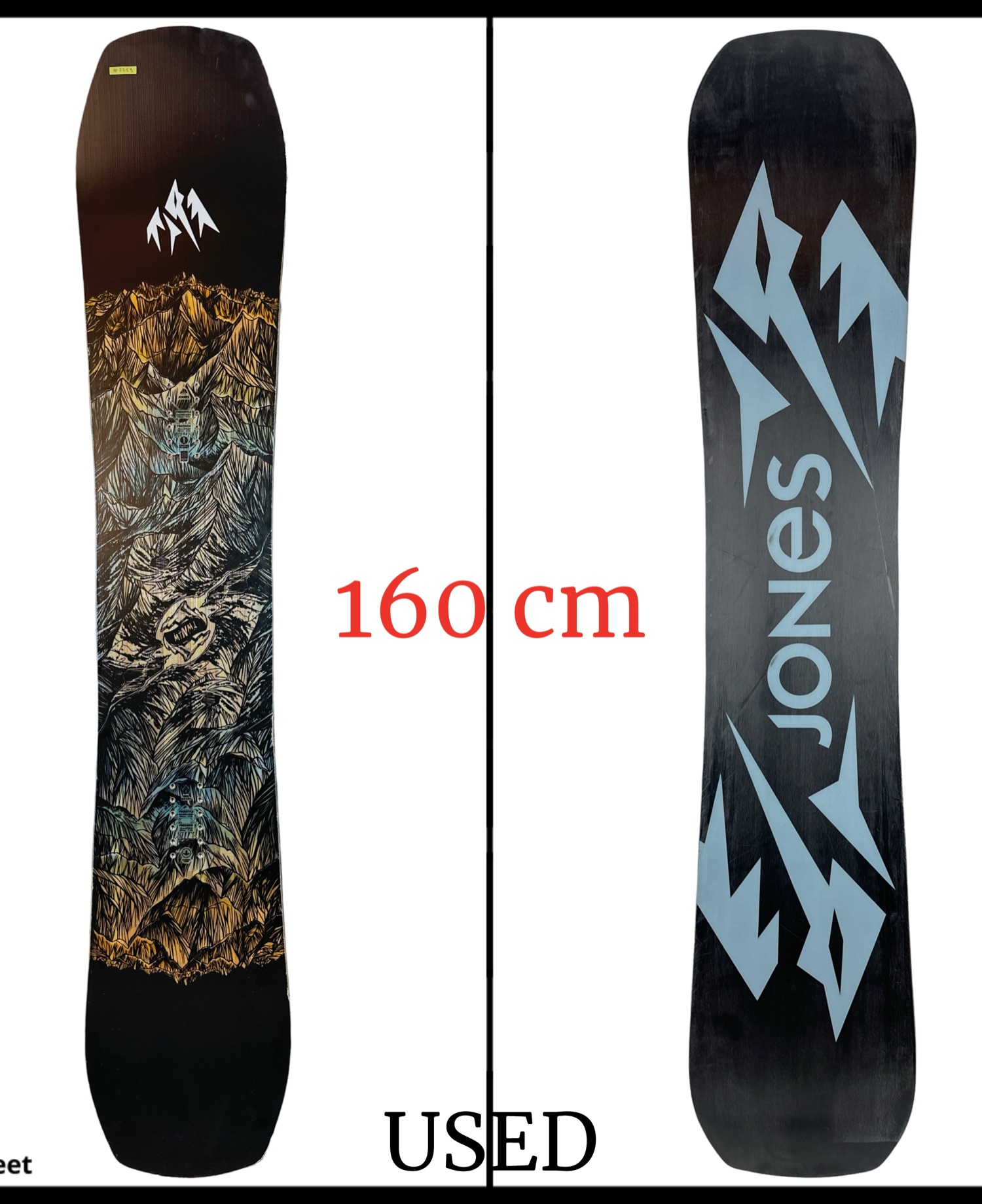 #2553 Jones Mountain Twin Mens Snowboard 160 cm 2024 READ - Snowboards ...