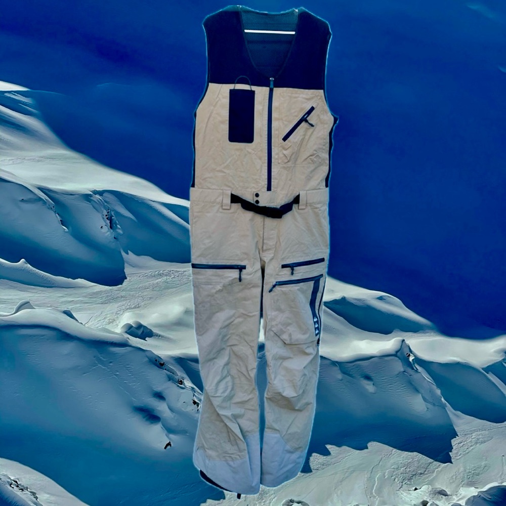 Highline Pro Bibs Tan XL - Ski & Snowboard Bibs | SENDY