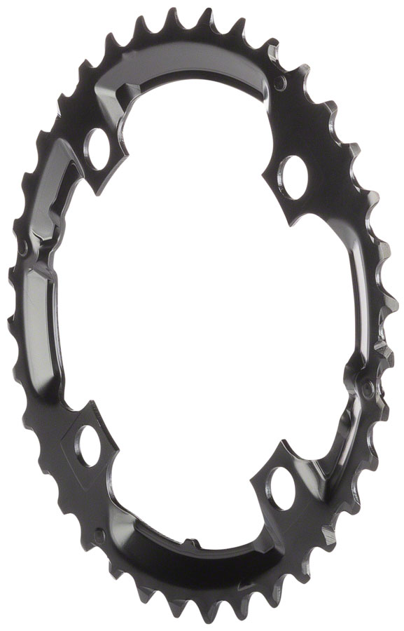 Shimano Deore M590 Chainring - 36t, 104 BCD, 4-Bolt, 9-Speed, Black - Mountain Bike Cranksets ...